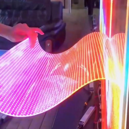Sticky Transparent LED Film | Outmedia